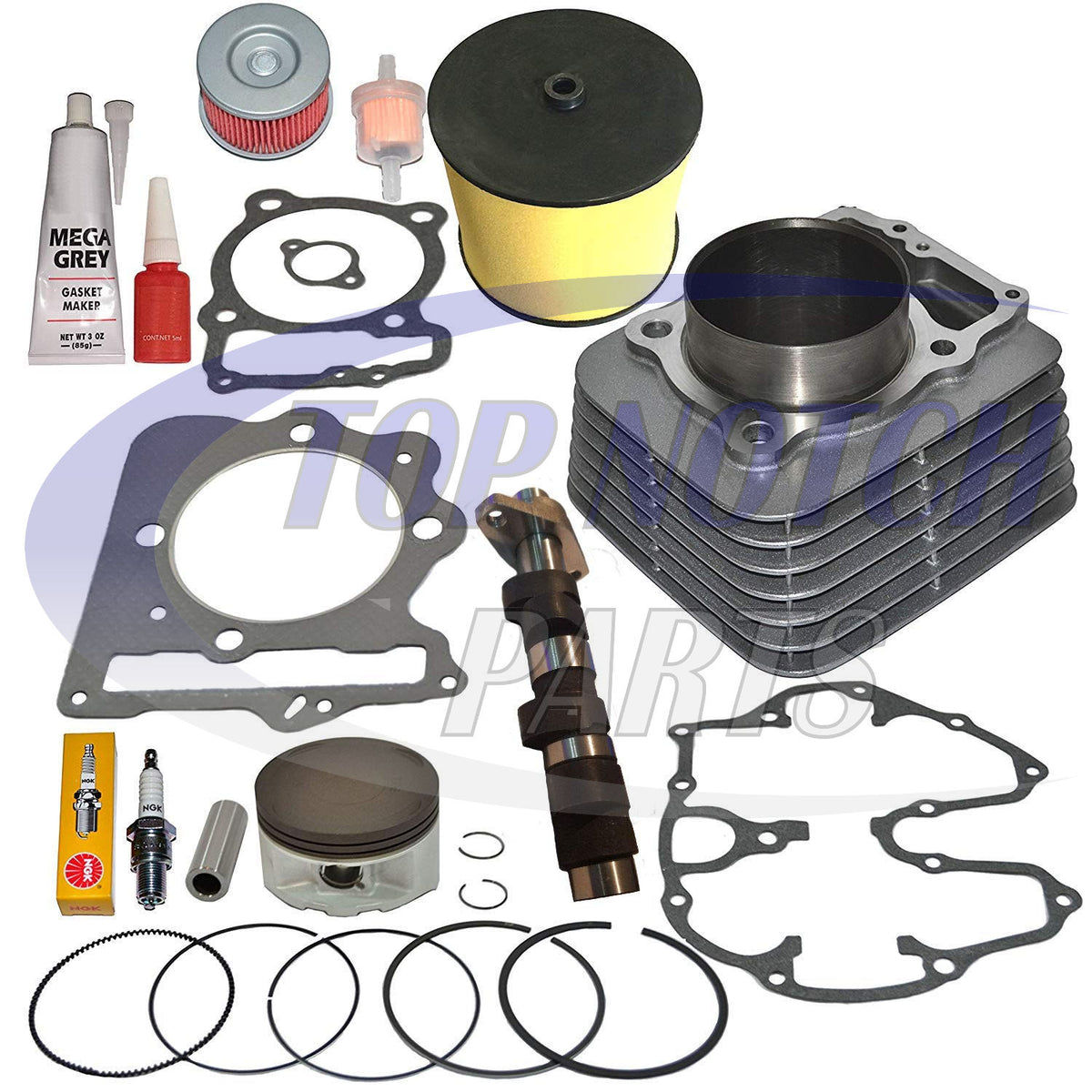 HONDA XR 400R XR400R XR 400 CYLINDER PISTON COVER PERFORMANCE CAM SHAF ...